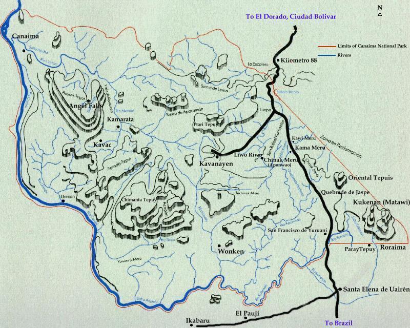 Agregar cangrejo Registrarse gran sabana venezuela mapa rechazo farmacéutico Dispuesto